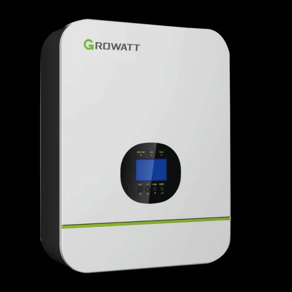 INVERSOR HIBRIDO GROWATT 5000W-48V MPPT 80AH – soltronixperu.com